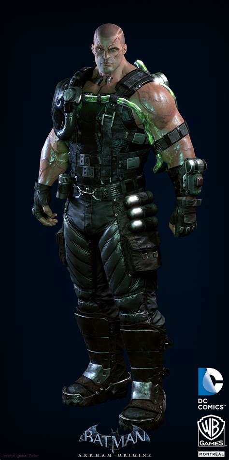 Batman Arkham Origins Bane Concept Art