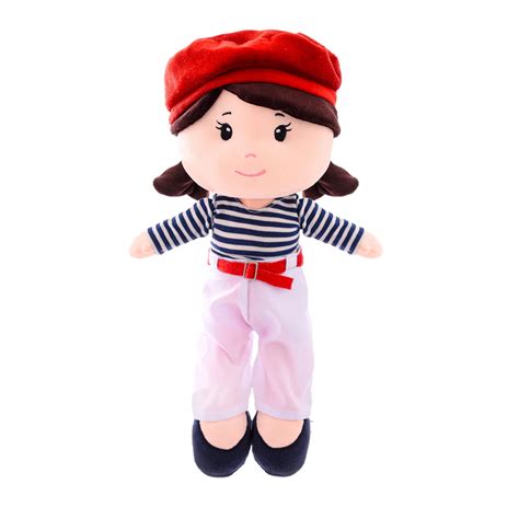Boneca Em Plush Maitê Boina Vermelha Zip Toys Ecameleca