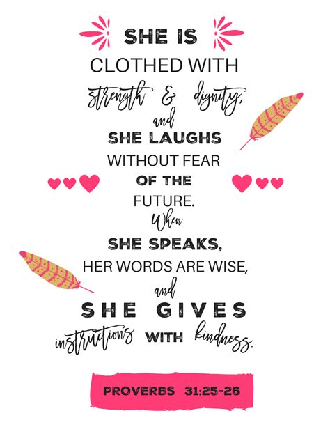 Printable Proverbs 31 Woman