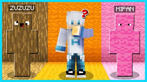MIPAN ZUZUZU MAIN PETAK UMPET MENYAMAR JADI SATU WARNA DI MINECRAFT