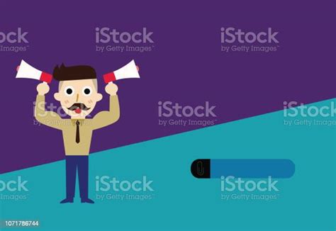 평면 디자인 비즈니스 벡터 일러스트 레이 션 개념 빈 서식 파일 복사 공간 격리 포스터 쿠폰 프로 모션 소재 수염 남자 넥타이