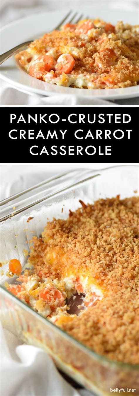 This Panko Crusted Creamy Carrot Casserole Will Become Your New