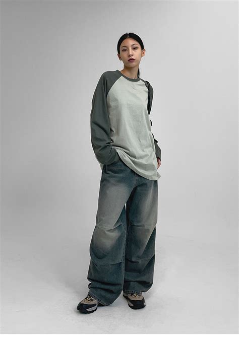 Made 테니드 배색 나그랑 긴팔티