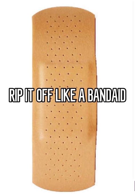 Who Loves Pulling Off A Band Aid Gill Trotman