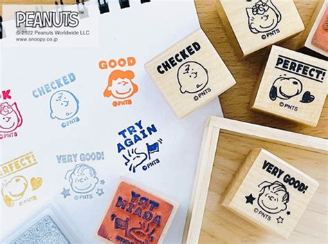 Snoopy Wood Stamp Set