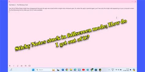 Sticky Notes Keyboard Shortcuts On Windows 1110