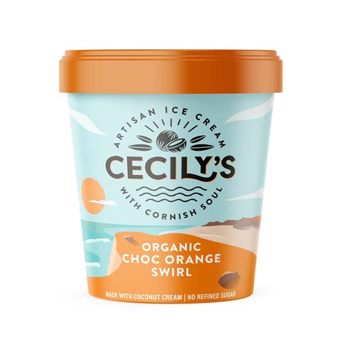 Choc Orange Swirl Ice Cream Everything Desserts Store