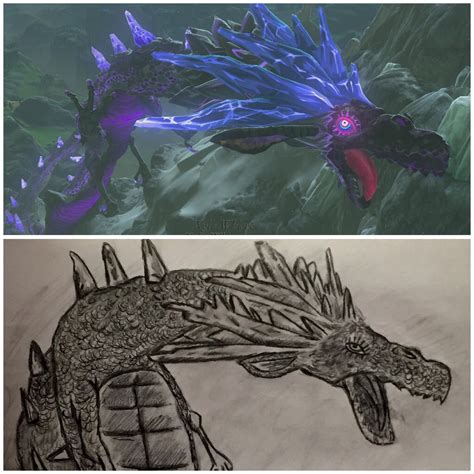 Quick Sketch Of This Shot I Took Of Naydra ☺️ R Breath Of The Wild