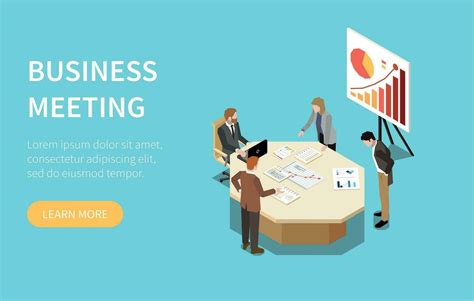 Business Meeting Banner 31983523 Vector Art At Vecteezy