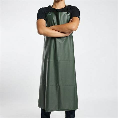 Costyle Waterproof Vinyl Apron 45 Inch Heavy Duty Chemical Resistant