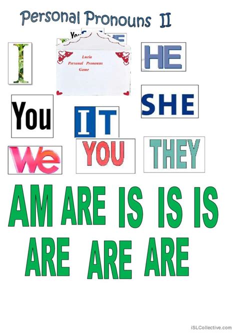 Personal Pronouns Ii English Esl Worksheets Pdf And Doc