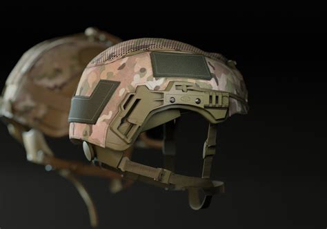 3d Model Us Combat Helmets Ach Ihps Vr Ar Low Poly Cgtrader