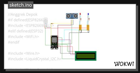 Sensor Suhu Ino Wokwi ESP STM Arduino Simulator