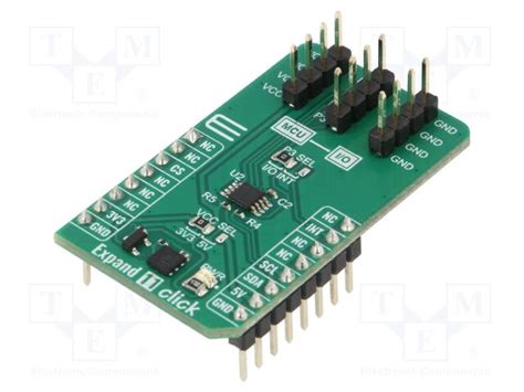 expand 11 click mikroe click board port expander i2c tca9536