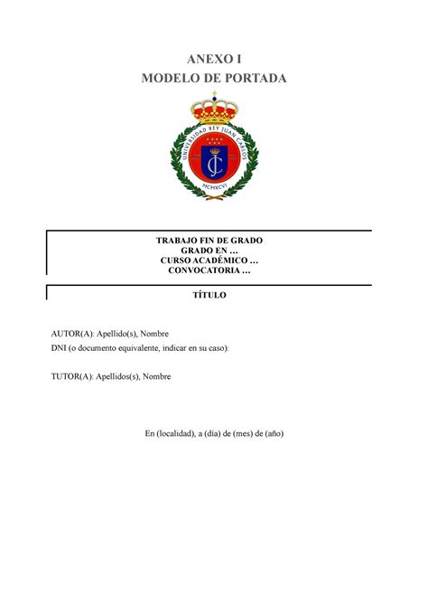 Portada Tfg Cómo Hacerla Paso A Paso Y Con Ejemplos