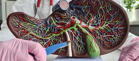 Operações no fígado e vesícula biliar e zona hepatobiliar Foto Premium