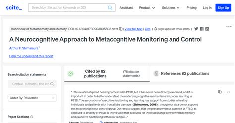 A Neurocognitive Approach To Metacognitive Monitoring And Control