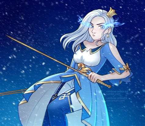 Rainbow Zebra Art • Presenting You Winter Schnee Ice Queen Winter
