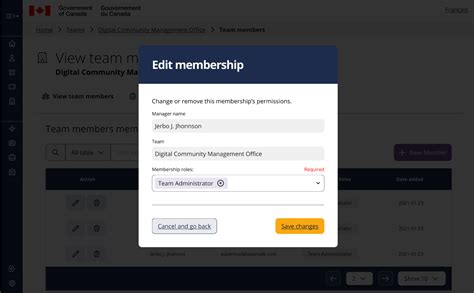 Teams Edit Member · Issue 5505 · Gctc Ntgcgc Digital Talent · Github