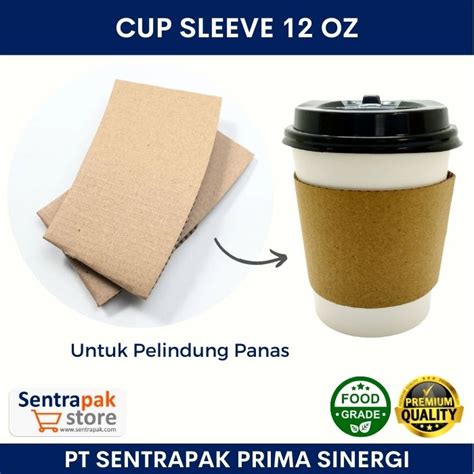 Cup Sleeve 12 Oz Kertas Pelindung Panas Harga Pabrik