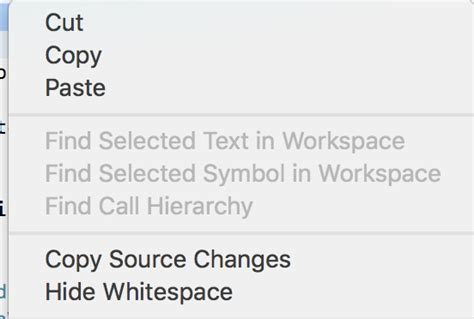 Diff Xcode 9 Ignore White Space Changes In File Compare Stack