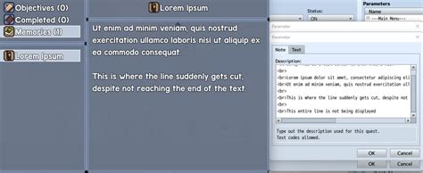MV YEP QuestJournal Text Gets Cut Off RPG Maker Forums