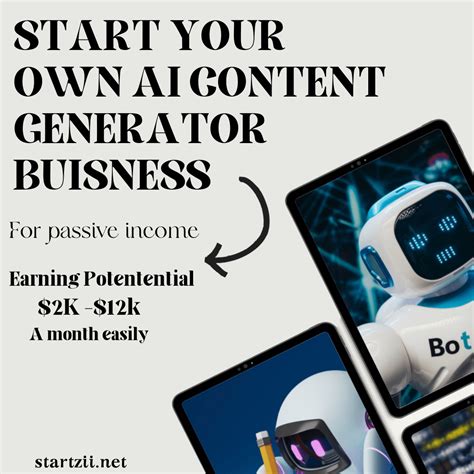 Start Your Own Ai Content Generator Website Startzii
