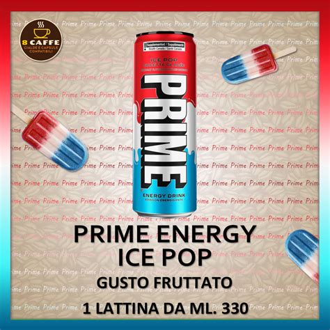 Prime Energy Ice Pop Gusto Fruttato 1 Lattina X Ml 330 8 Caffè