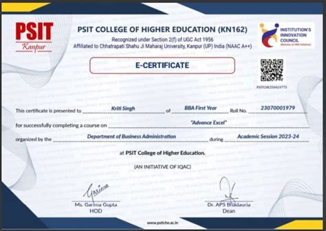 Kriti Singh On Linkedin Excelcertification Dataanalytics Psit Skillup