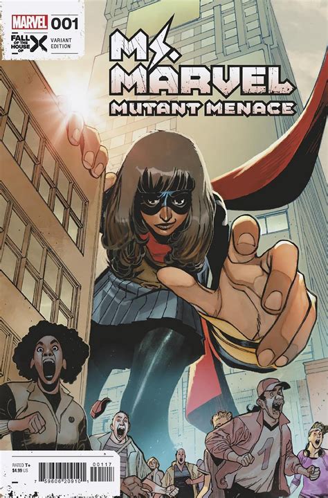 Ms Marvel Mutant Menace 1 Preview X Ed Out In Jersey