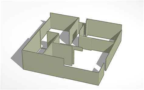 3d Design Floor Plan Tinkercad