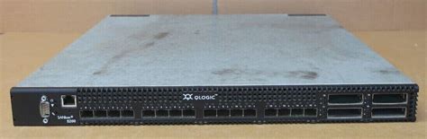 Qlogic Sanbox 5200 5202 Fc Switch 16x 1 2gb Sfp 4x 10gb Xpak Ports