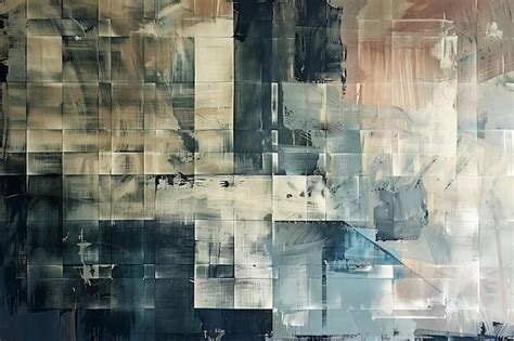 Abstract Grid Pattern Premium Ai Generated Image