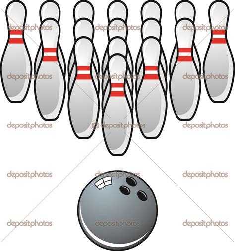 Bowling Stock Vector By Halimqd