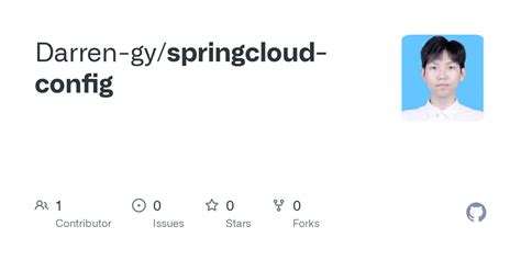 Github Darren Gy Springcloud Config