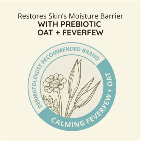 Aveeno Calm Restore Redness Relief Cream Face Moisturizer 17 Oz