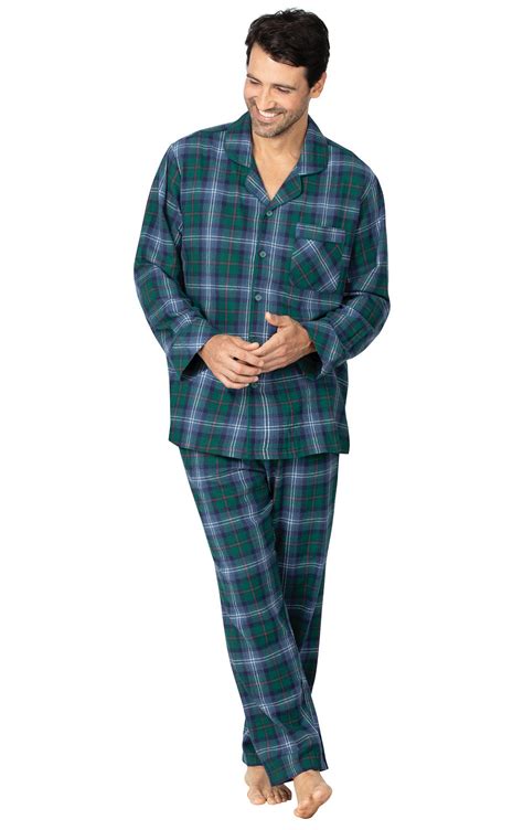 Heritage Plaid Button Front Mens Pajamas Pajamagram