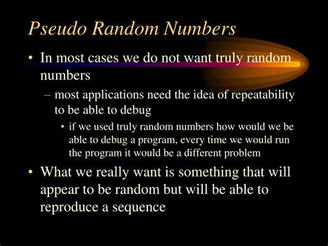 Ppt Random Numbers Powerpoint Presentation Free Download Id3764544