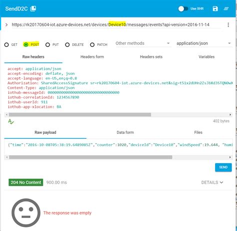 Java Send Message From Android Mobile App To Azure Iot Hub Stack