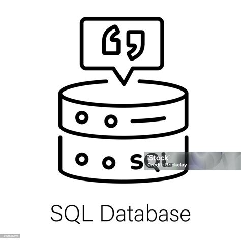 Sql Database Stock Illustration Download Image Now Sql Illustration Data Istock