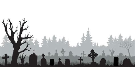 Graveyard Vector Art Icons And Graphics For Free Download