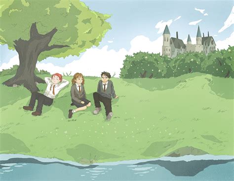Drawing Things — Spring In Hogwarts