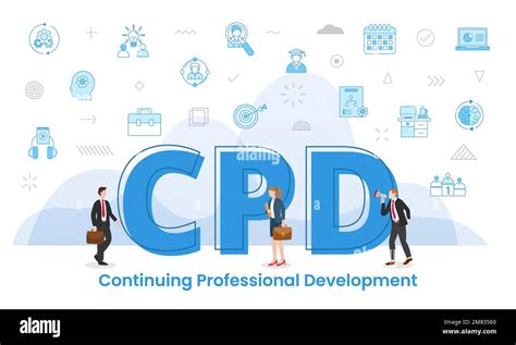 Cpd Continous Professional Development Concept With Big Words And