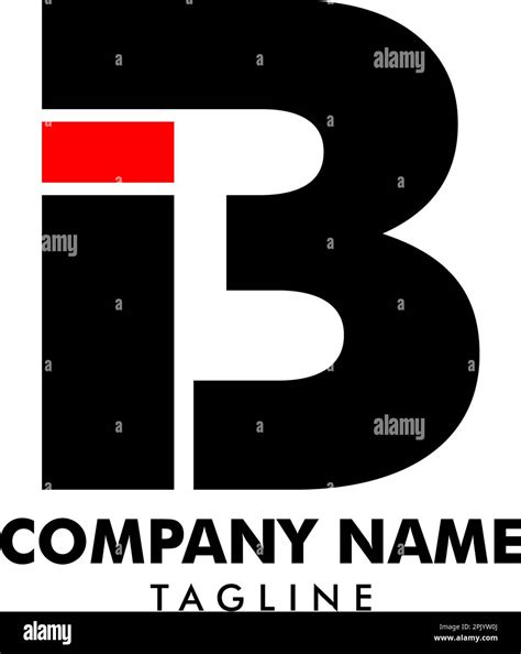 Initial Letter Ib Logo Template Design Stock Vector Image And Art Alamy