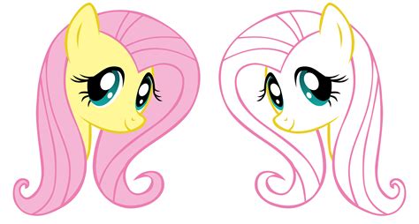 Mlp Fluttershy Face Vector
