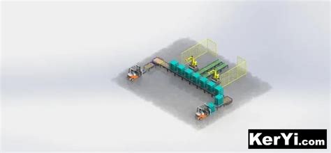 桶装水输送线3d数模图纸 Solidworks设计 Keryi