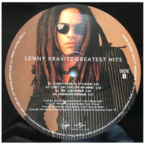 Lenny Kravitz Greatest Hits 2lp Vinilo