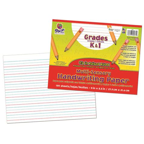 Pacon Corporation Multi Sensory 100sht Handwriting Tablet Pac2471