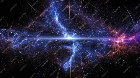 Premium Ai Image An Abstract Interpretation Of Dark Matter With Intricate Patterns And