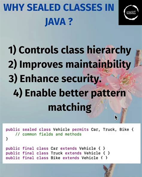 Sealed Classes In Java Java 17 Feature Coding Programming Java Youtube